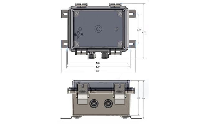 Protective enclosure CASE-4X-2 | Onset's HOBO Data Loggers