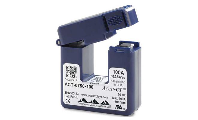 100 Amp Accu-CT Split-Core Current Transformer 333mV Sensor T-ACT-0750 ...
